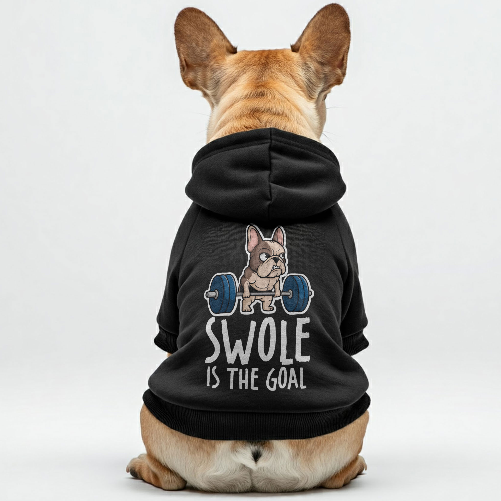 Swole Is the Goal Hoodie – Funny Frenchie Apparel