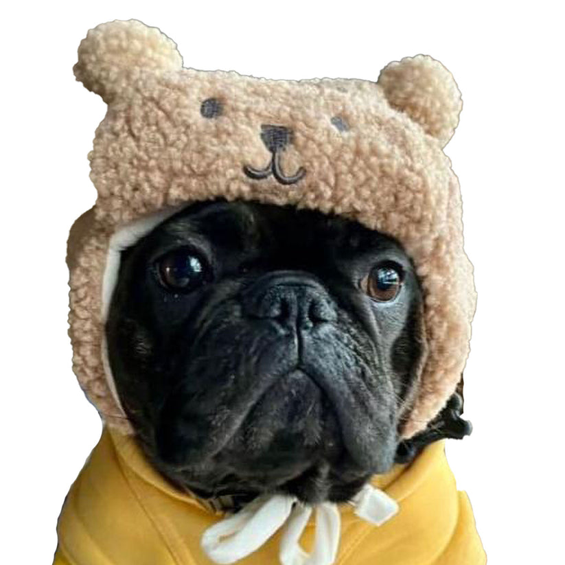 Frenchie Hat with Ears – Cozy Winter Earflap Hat