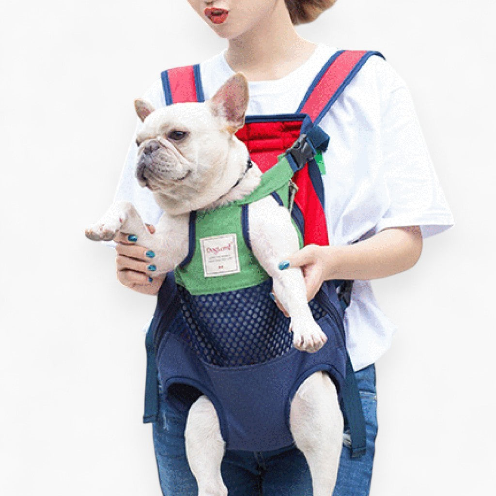 Frenchie Backpack| Dog Carrier Front Pack for Small Dog