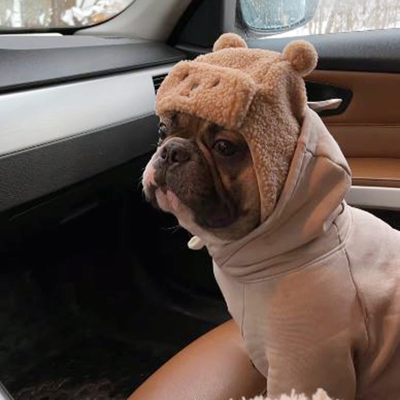 Frenchie Hat with Ears – Cozy Winter Earflap Hat