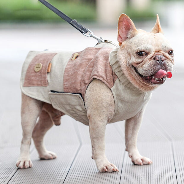 Zipper Pet Jacket with Pocket – Warm Dog Vest Coat – frenchie Shop