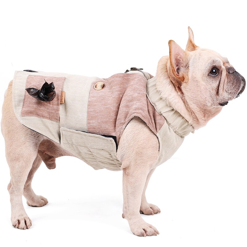Zipper Pet Jacket with Pocket – Warm Dog Vest Coat
