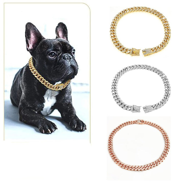Stylish French Bulldog Cuban Chain Necklace